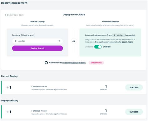 Deploying A Project From A Github Repository Zyte