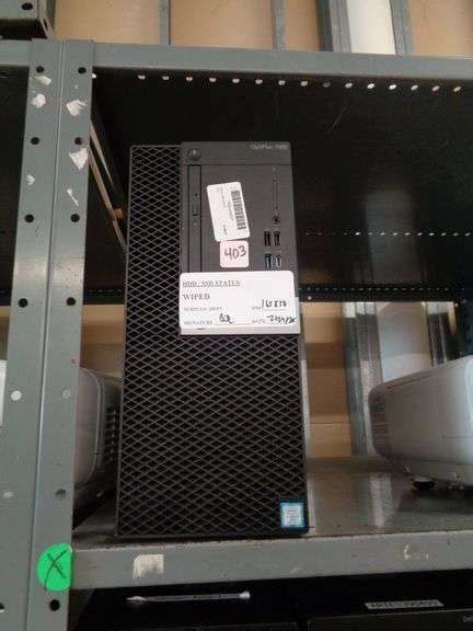 1 Dell Optiplex 7060 Matthews Auctioneers