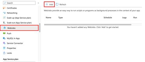 getting started with linux webjobs on app service microsoft community hub