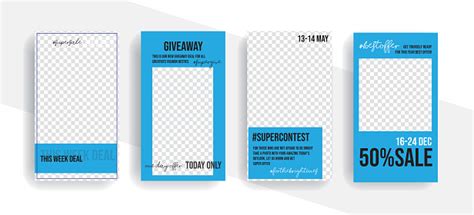 소셜 스토리 템플릿 편집 가능한 비즈니스 및 소셜 미디어 개념 소셜 네트워크 이야기 벡터 일러스트레이션을위한 최신 편집 템플릿 소셜 미디어의 배경 디자인 이야기하기에 대한