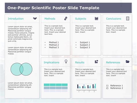 One Page Scientific Research Powerpoint Template Powerpoint Templates One Page Business Plan