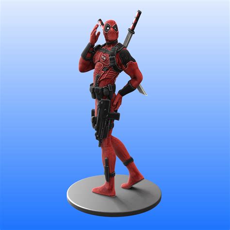 Stl File Sexy Deadpool・3d Printable Model To Download・cults