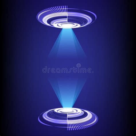 Light Ring Laser Vector Design Technology Digital Stock Vector