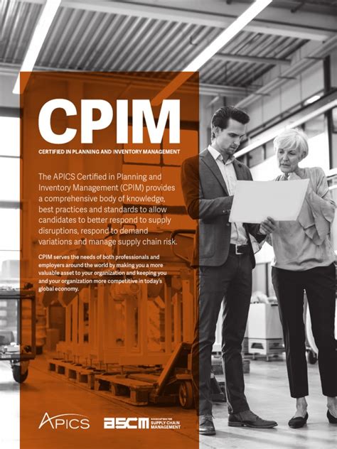 Cpim Exam Brochure 2022 Download Free Pdf Test Assessment Supply Chain
