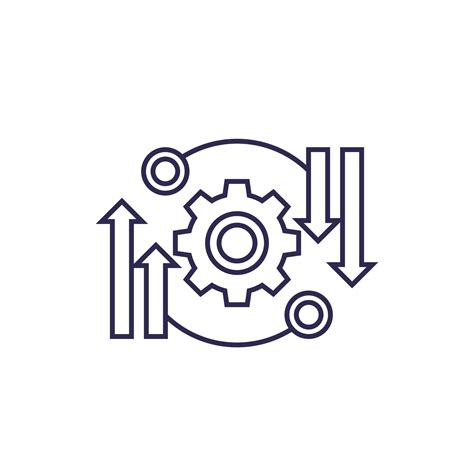 Automation And Optimization Process Vector Line Icon 3374688 Vector Art At Vecteezy