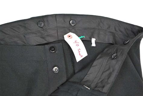 Fictional Ss Officer Black Gabardine Breeches From Major Tv Series Sz