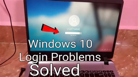How To Fix Windows 10 Login Problems Windows 10 Login Screen Stuck 🔥 Youtube