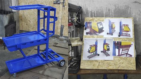 diy welding cart plans metric build plans fabrication etsy