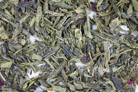 차와 뜨거운 음료를 만들기위한 다진 유기농 허브 식물 더미 건강 관리 및 의학 면역 체계 및 회복 지속 가능한 라이프 스타일 0