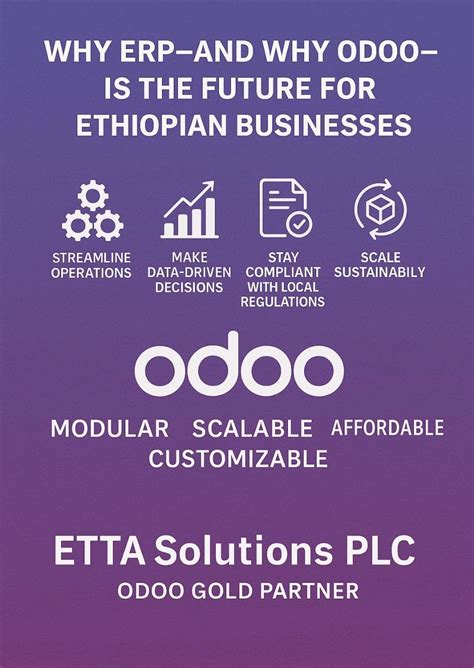 Why Odoo Erp Is Essential For Ethiopian Businesses Odoo Ethiopia