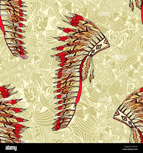 Native American Feather Drawings
