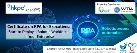 Certificate On Rpa For Executives Start To Deploy A Robotic Workforce