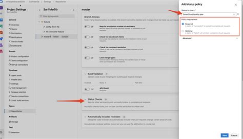Make Quality Gate A Required Check In An Azure Devops Pr Sonarqube Server Community Build