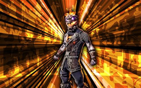 다운로드 4k 녹은 전투 사냥개 포트나이트 오렌지 광선 배경 녹은 전투 사냥개 스킨 추상 미술 포트나이트 몰튼 배틀 하운드 스킨 포트나이트 캐릭터 녹은 전투