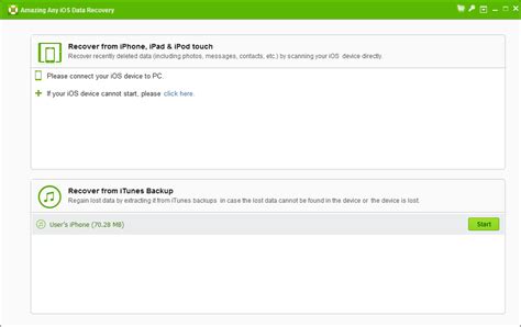 Amazing Any IOS Data Recovery For IPhone IPad And IPod