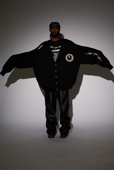 Pen Pusher Cardigan Black Milli Point Two