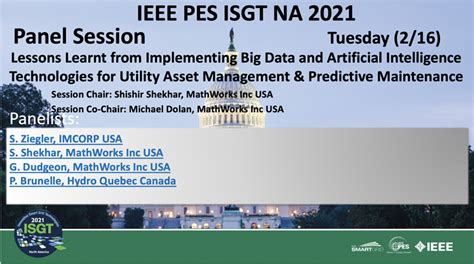 PES ISGT NA Panel Video Lessons Learnt From Implementing Big Data And Artificial