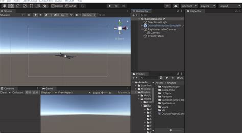 Oculus Hand Interaction Ray Interaction