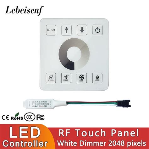미니 Led 매직 단색 조광기 컨트롤러 Dc12 24 Rf 무선 풀 터치 패널 단색 팔로우 스포트 라이트 바 신제품 Aliexpress