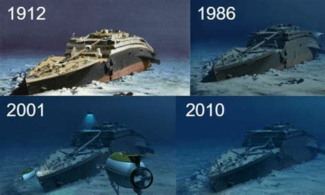 Evolution Of Rms Titanic Wreck Through Years Rtitanic