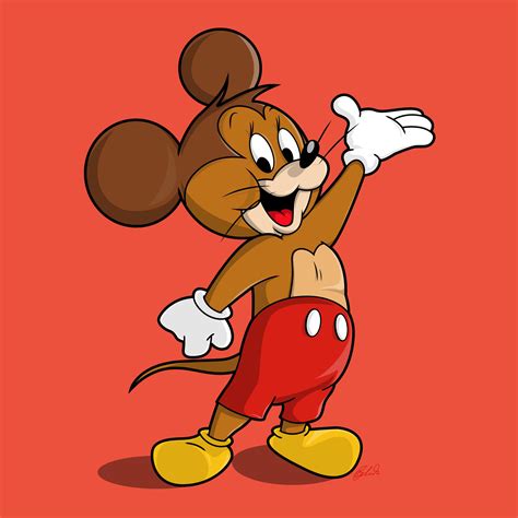 Vector Illustration Of Jerry Mouse By The Salvare Ben Richards Tv Characters Jerry Tigger