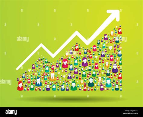 Growth Chart And Progress Leading To Success Stock Vector Image And Art
