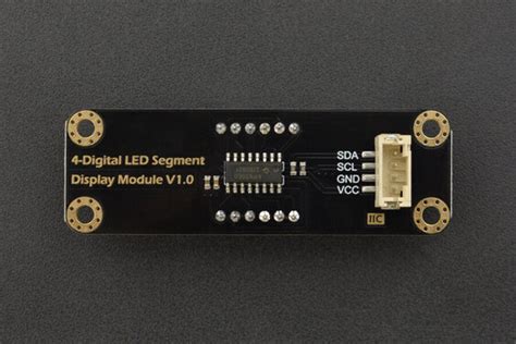 Gravity 4 Digital Led Segment Display Module Green Dfrobot