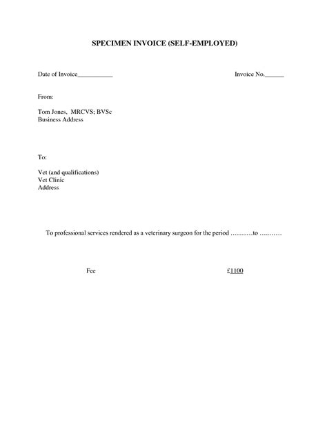 Selfemployed Invoice Template How To Be Successful Home Business Inside Invoice For Self