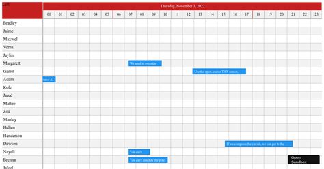 Timeline Demo Sticky Header Forked Codesandbox