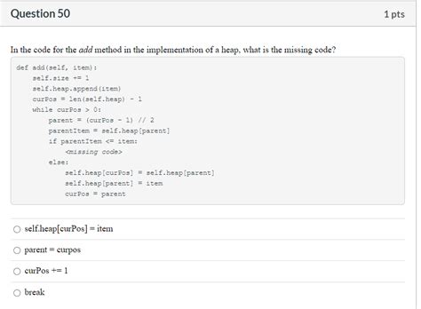 Solved Question 49 1 Pts Which Of The Following Carries Out