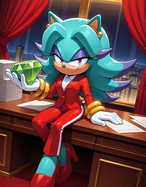 Breezie The Hedgehog Archie Comics Sonic The Hedgehog｜ai Art Model