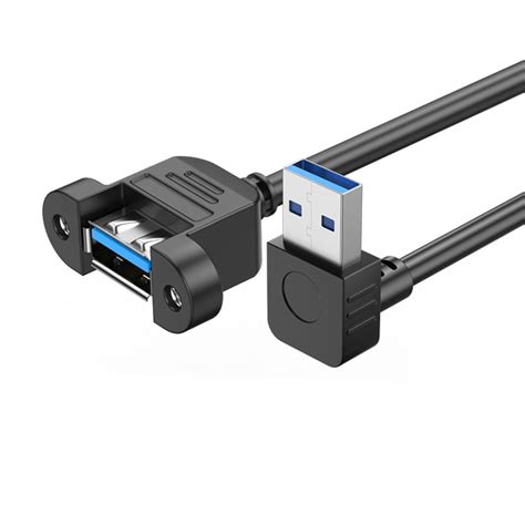 Aooower Usb 30 Extension Adapter Cable With Panel Mounting Screws 5gbps Usb 30 Extension Cord