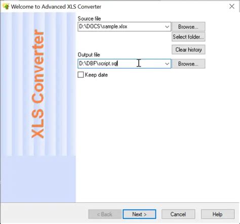 xls to sql mysql sql server oracle conversion advanced xls converter
