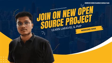 Saravana Thiyagarajan On Linkedin Opensource Php Laravel