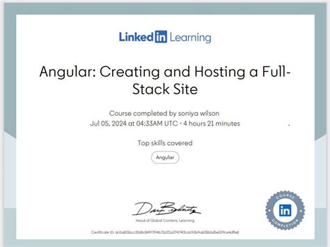Course On Angular Hosting A Full Stack Site Soniya Wilson Posted On