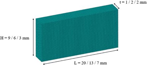 Piezoceramic Frequency Analysis Model The Model Showcases The 3 Sheet Download Scientific