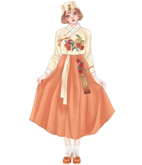 한복그림일러스트illustrationdrawingsketchイラスト Korean Traditional Dress Traditional Outfits