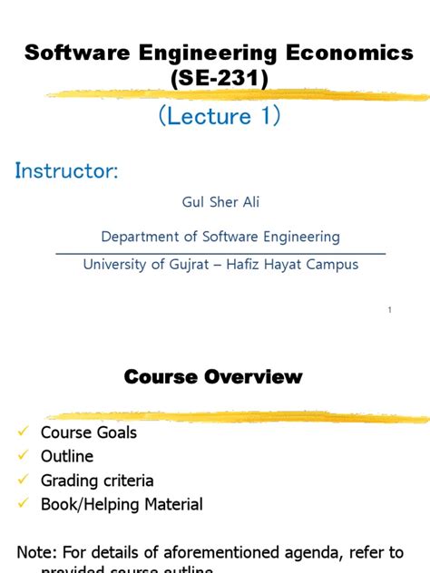 Lecture 1 Pdf Software Development Software Engineering