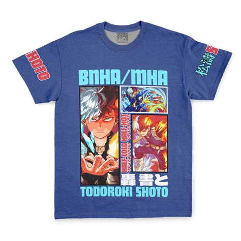 Todoroki Shoto My Hero Academia Streetwear T Shirt Anime Ape