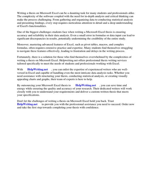 microsoft excel thesis pdf microsoft excel spreadsheet