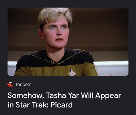 Somehow Tasha Yar Returned Rtng