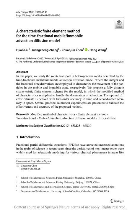 A Characteristic Finite Element Method For The Time Fractional Mobile