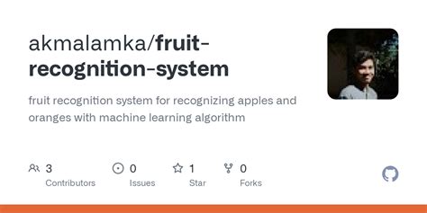 Github Akmalamka Fruit Recognition System Fruit Recognition System For Recognizing Apples And