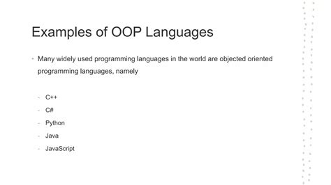 Object Oriented Programming Ppt