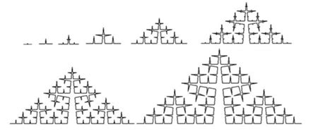 Modeling The Fractal Growth Process In Accordance With A Single Phase