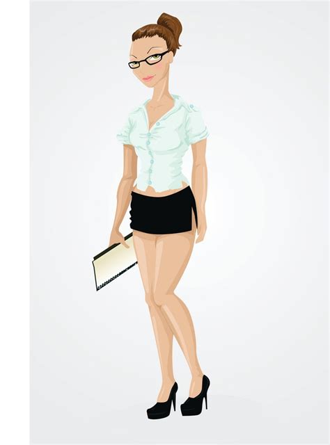 若い先生のイラスト