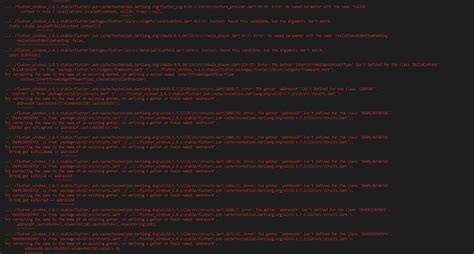 Dart Problem In Building And Running Flutter App Stack Overflow