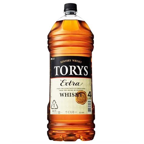 하이볼 위스키 산토리 트리스 위스키 엑스트라 업무용 4l 페트병 40도 サントリー・トリスウイスキー・エクストラ・業務用・4lペットボトル 40度