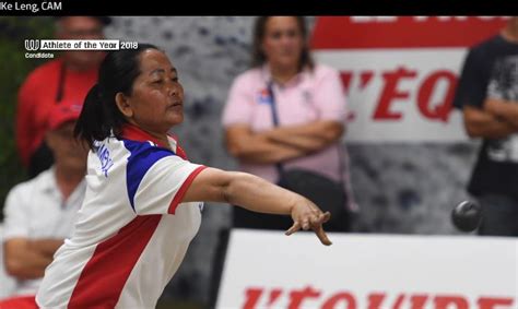 សូម ចូលរួម បោះឆ្នោត ជូន វីរ កីឡាការិនី កែ ឡេង សម្រាប់ ពាន អត្ត ព លិ ក ឆ្នើម ពិភពលោក