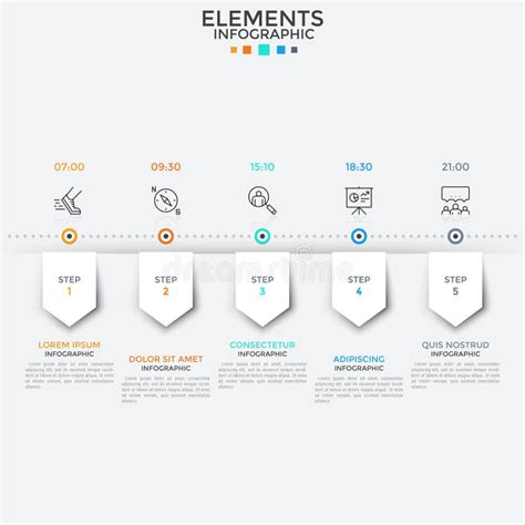 Infographic Stepped Arrow Icon Stock Illustrations 62 Infographic
